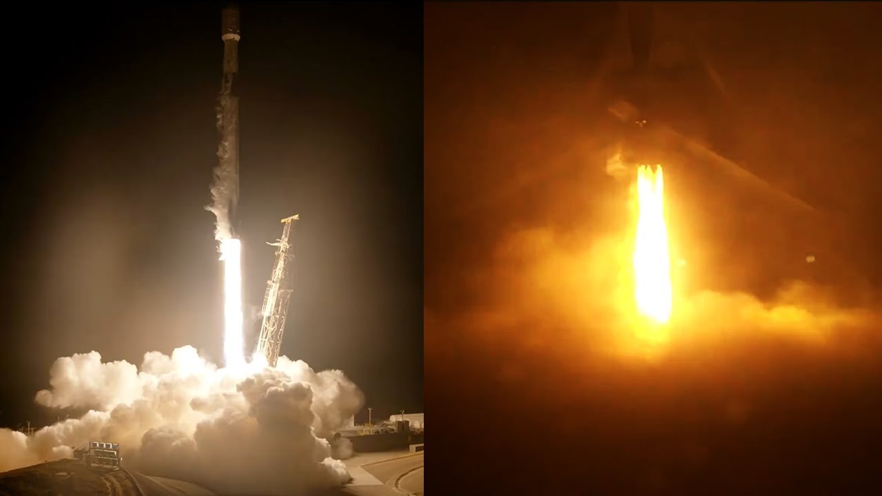 Falcon 9 launches NROL-113 and Falcon 9 first stage landing - YouTube