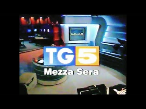 TG5 Mezza sera (25 settembre 1995) (Processo Andreotti) - YouTube
