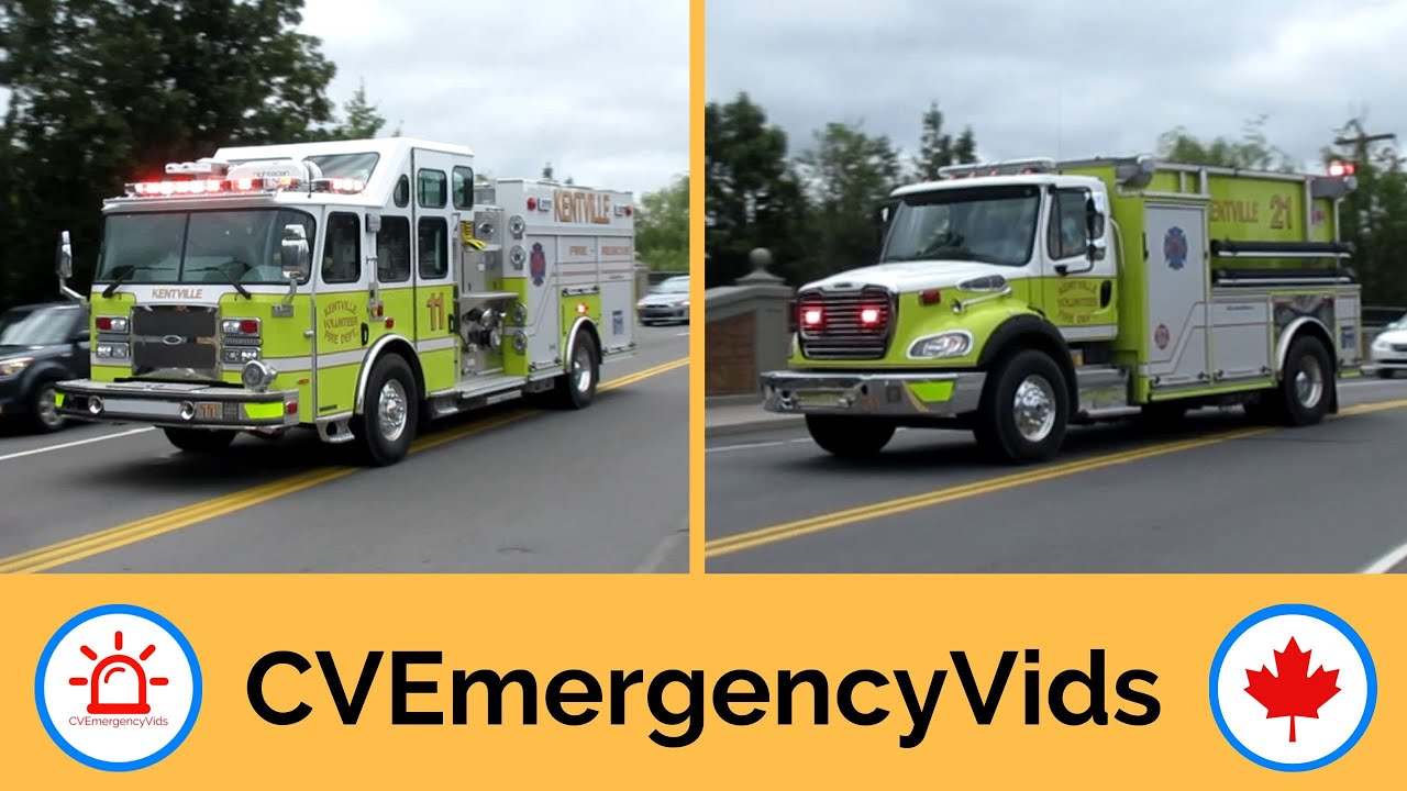 [NEW ENGINE] Kentville Fire Department - Engine 11 and Tanker 21 ...