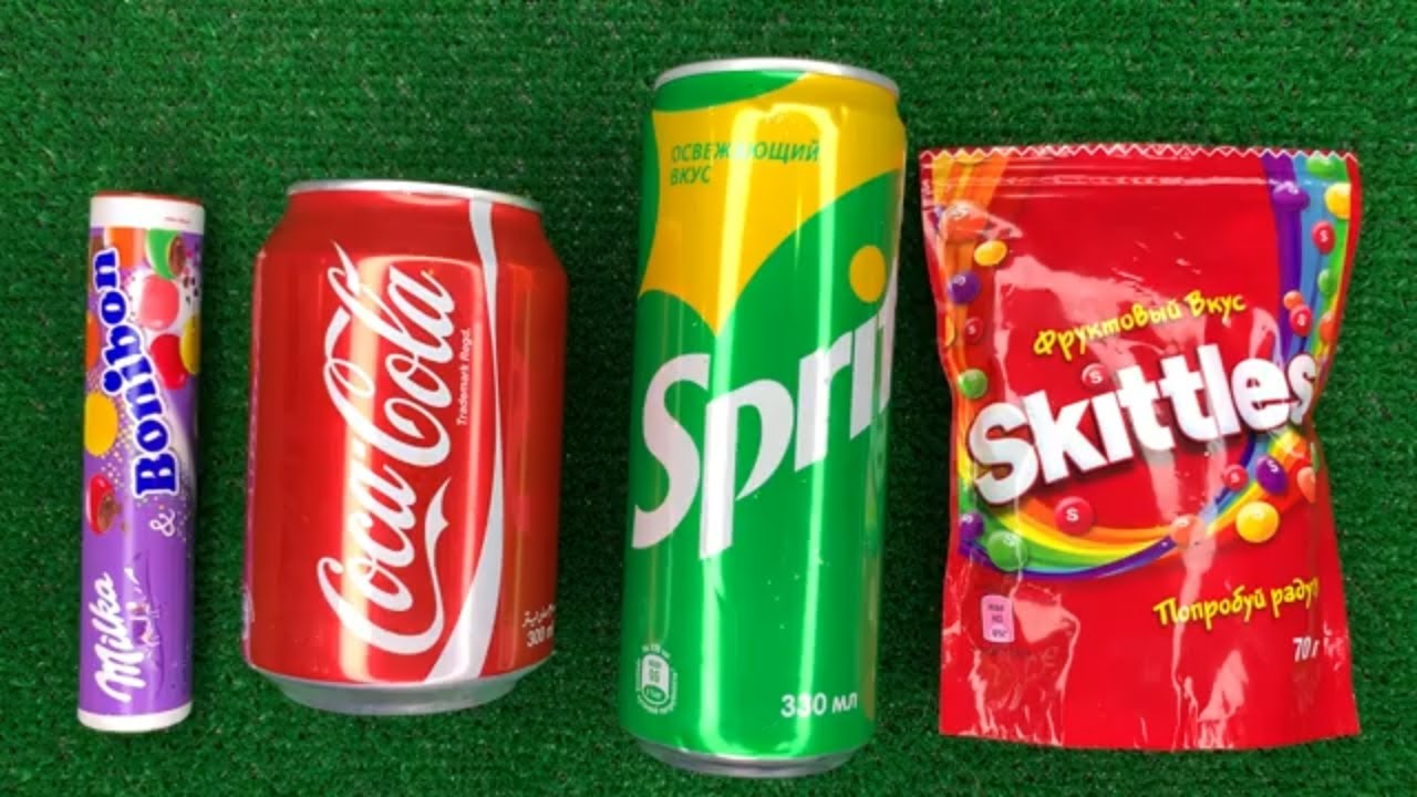 Satisfying Video | Skittles Sprite CocaCola Milka Lollipops Open Mix ...