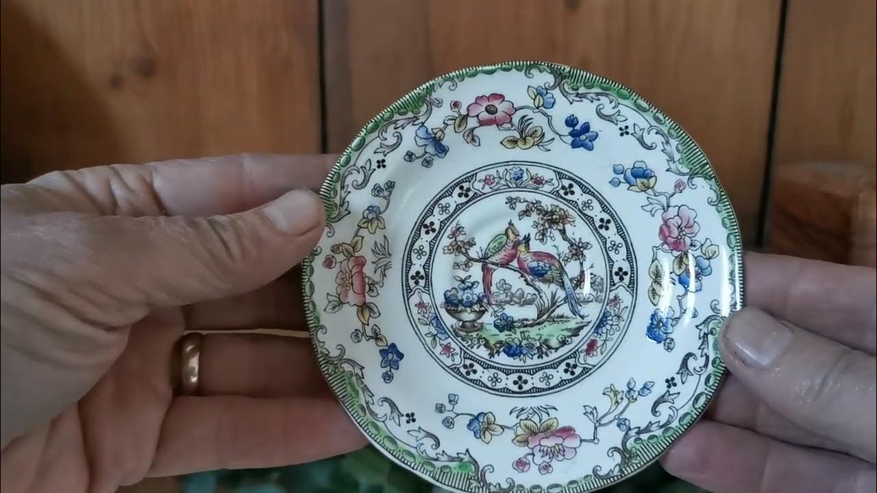 Copeland Spode Eden Pattern Demitasse Cup and Saucer - YouTube