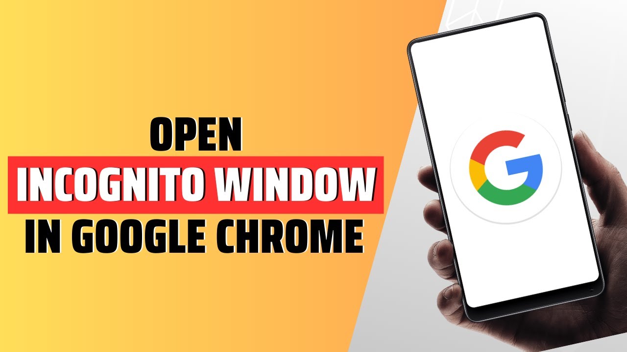 How To Open Incognito Window In Google Chrome - YouTube