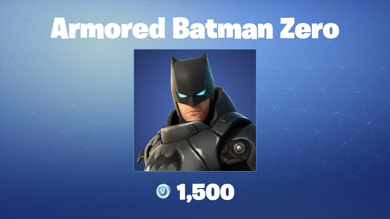 Armored Batman Zero | Fortnite Outfit/Skin - YouTube