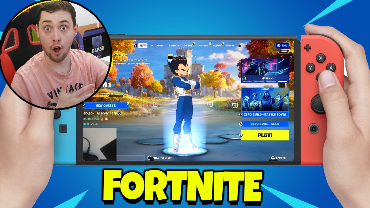 Fortnite on Nintendo Switch Gameplay Part 2 - LEARNING HOW TO PLAY ...