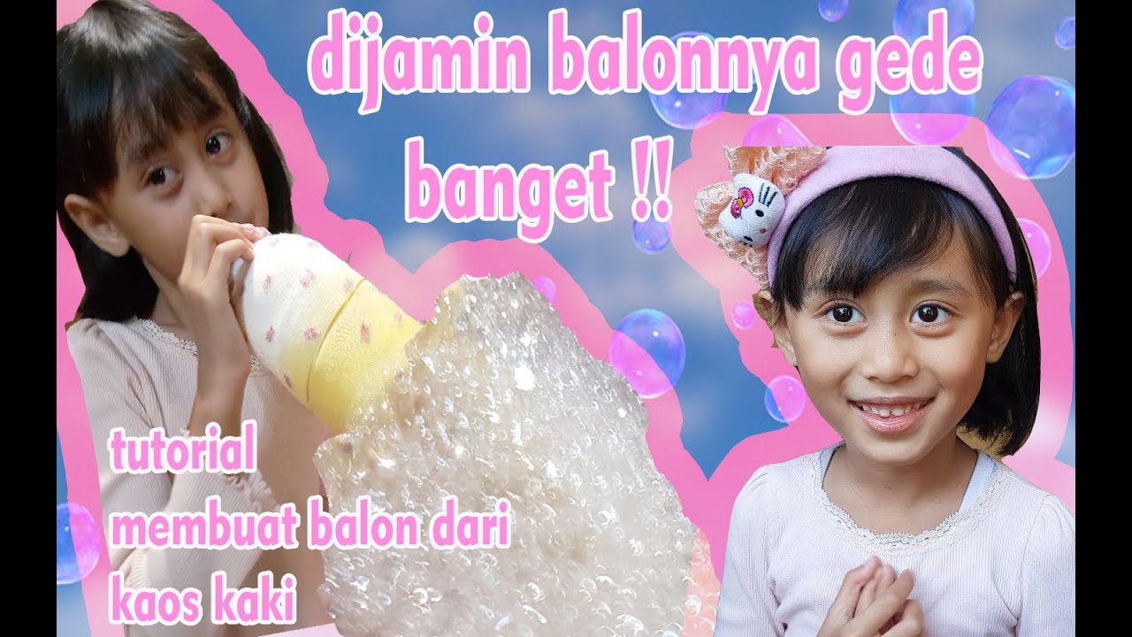 Cara Buat Balon Busa Sabun Tiup. Dijamin Gelembung Sabunnya BESAR ...