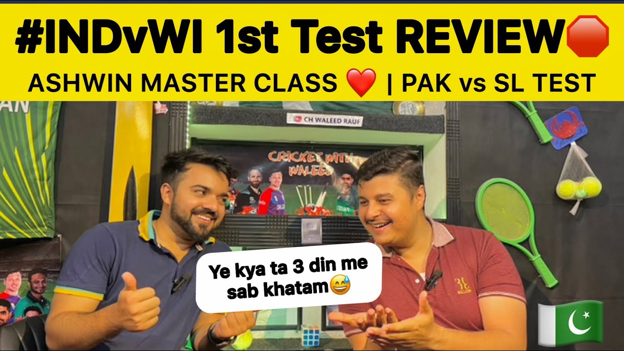 Ashwin Master Class once again! ️ | IND beat WI 1st Test Review | Pak ...