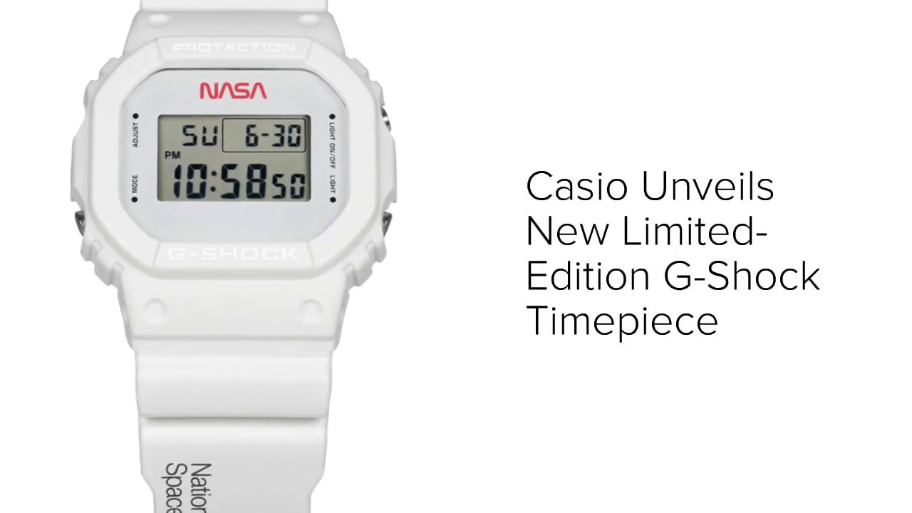 Casio Unveils New Limited Edition G Shock Timepiece - YouTube
