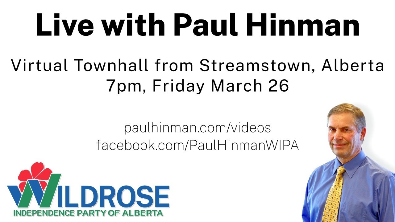 Virtual Townhall from Streamstown, Alberta. - YouTube
