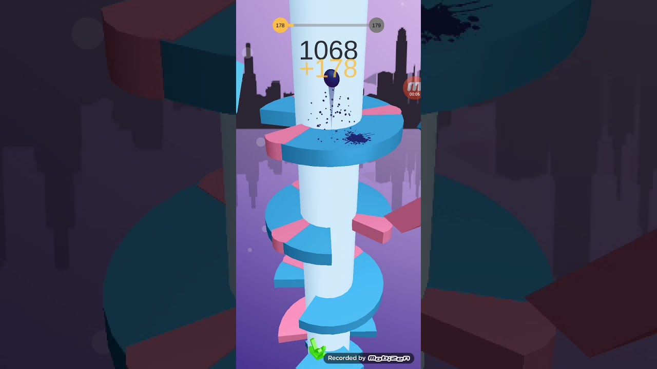 Играем в Helix Jump - YouTube