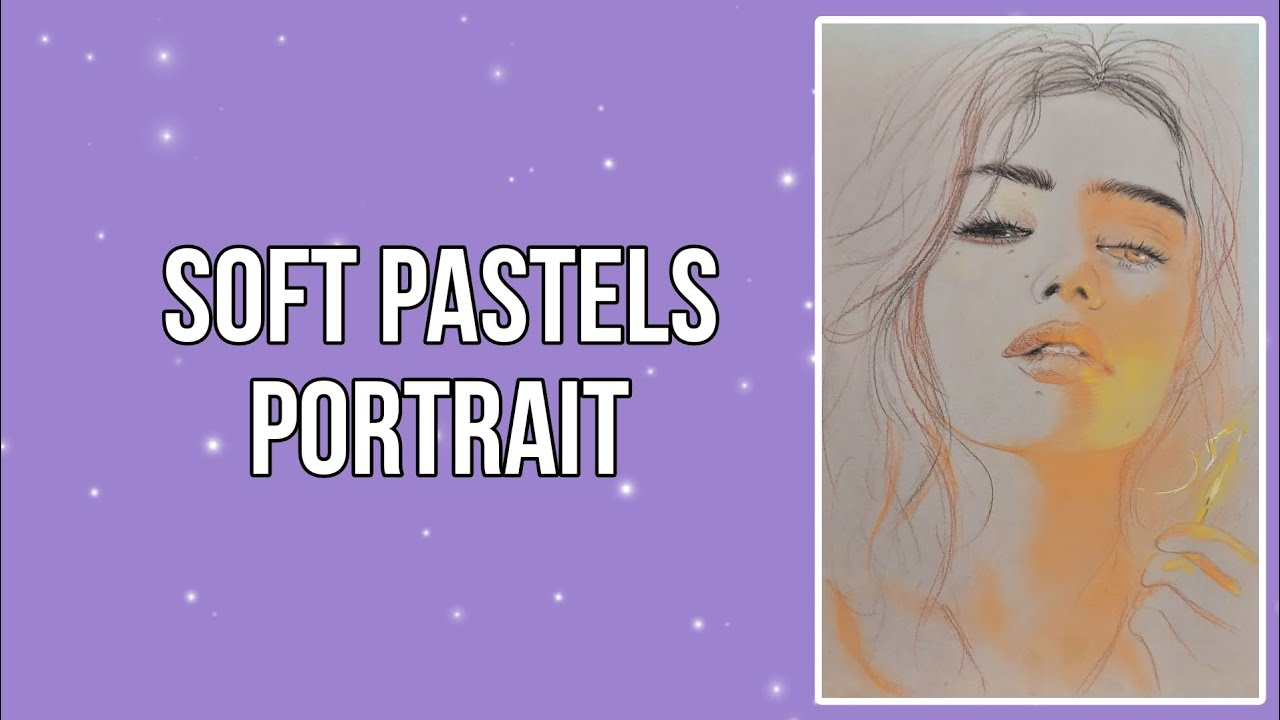 Soft pastels portrait | Renuka Art Galore 🎨 | - YouTube