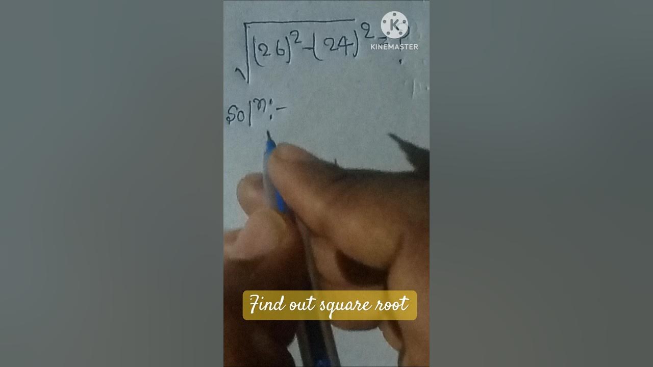 Find out square root in second - YouTube