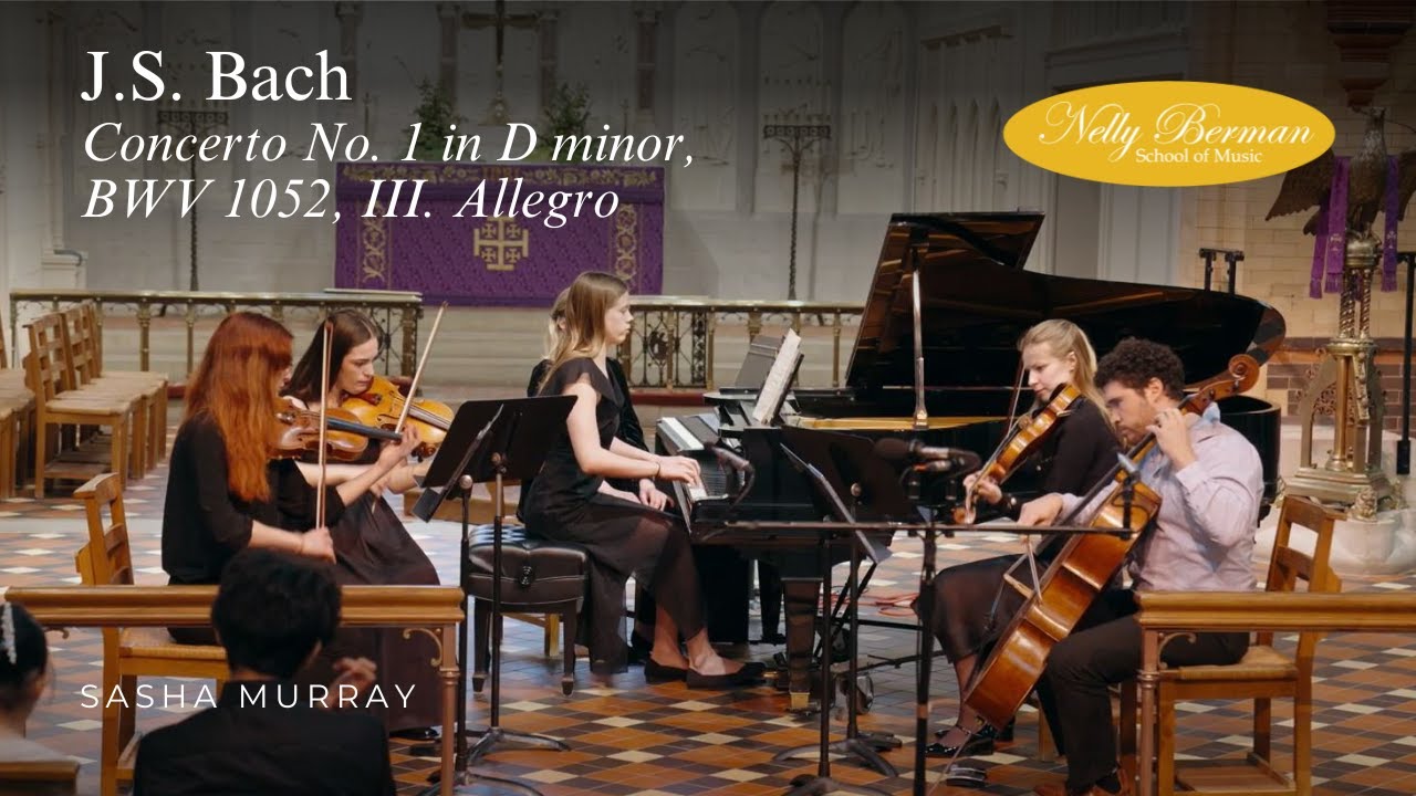 J.S. Bach - Concerto No. 1 in D minor, BWV 1052, III. Allegro - Sasha ...