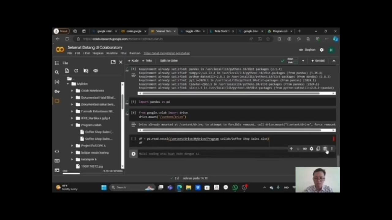 tugas mengolah data di google Collab menggunakan Python #smktelkompurwokerto - YouTube