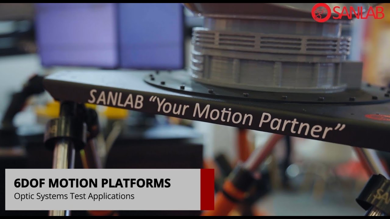 SANLAB 6DOF Motion Platforms Test Applications - YouTube