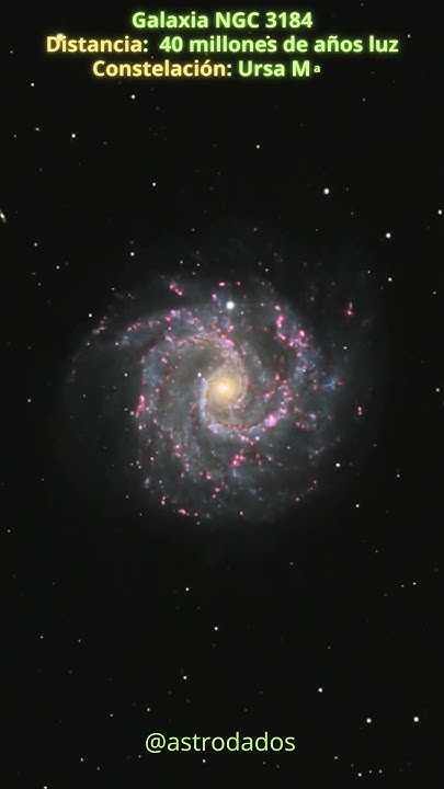 NGC 3184: Una galaxia perfecta a 40 millones de años luz #shorts #NGC3184 #galaxiaespiral # ...
