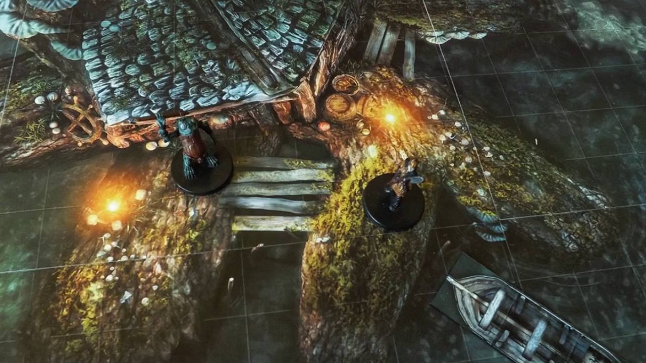 The Hut of the Half-Blood Hag - Tabletop RPG map - YouTube