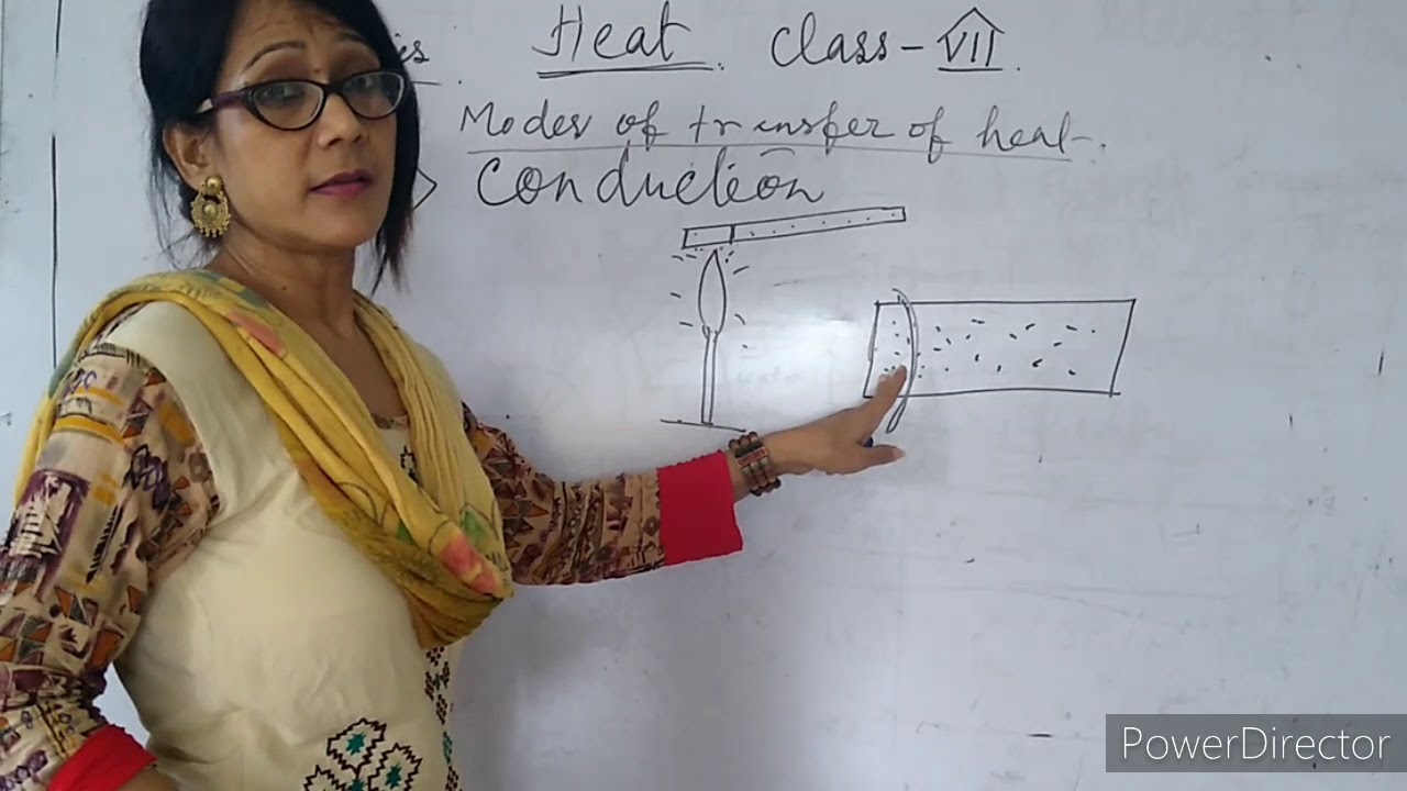 Class-7 heat.Modes of heat transfer (conduction) - YouTube