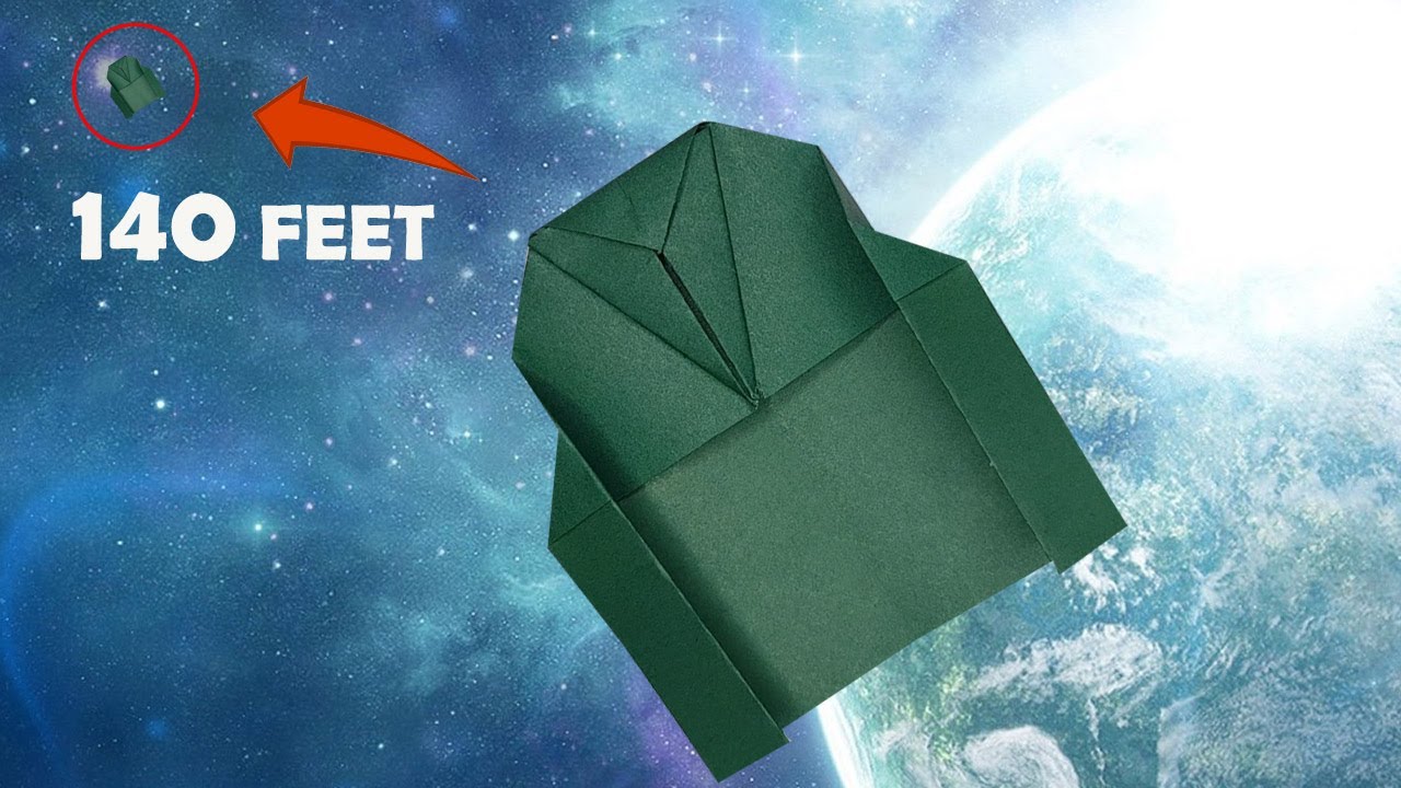 How to make a Paper Plane Space Cruiser - YouTube