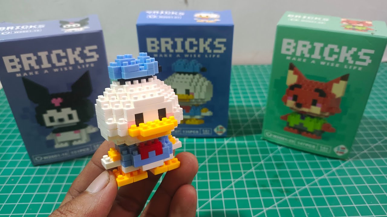 cara merakit atau merangkai lego bricks dengan mudah dan cepat - YouTube
