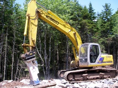 Hydraulic Hammers Komac E - YouTube