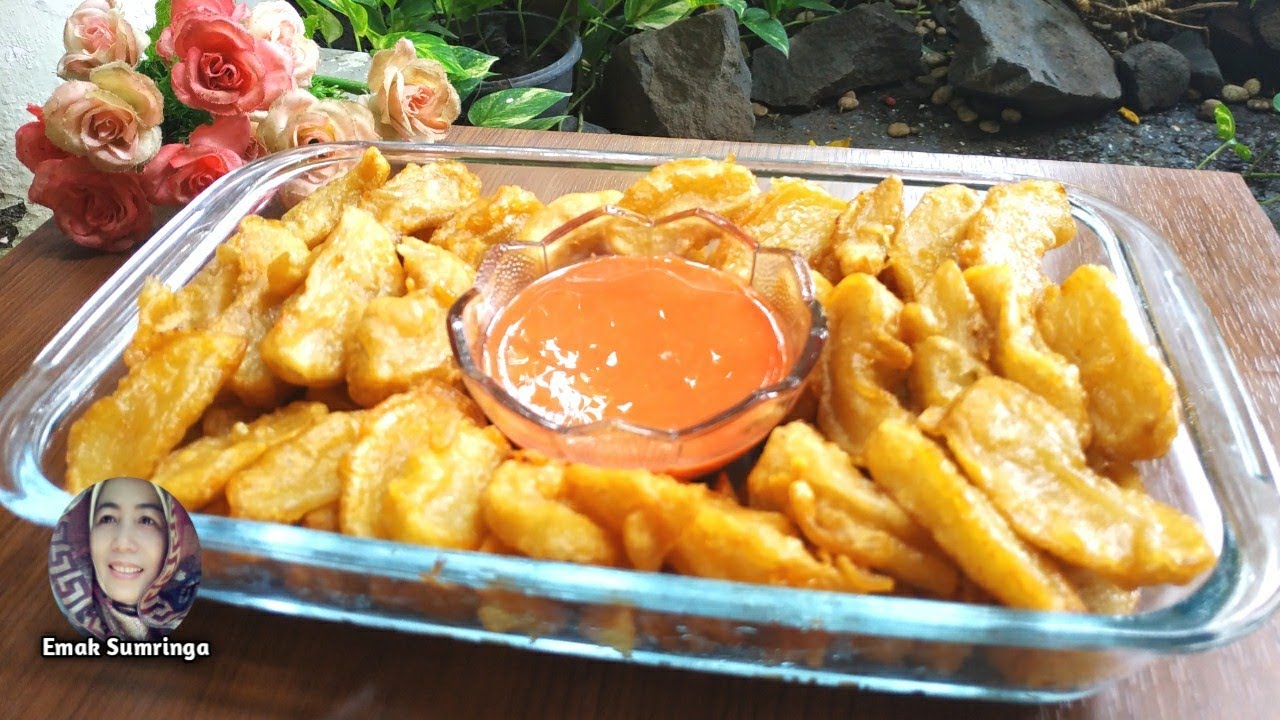 Resep apel goreng dengan saus keju manis - YouTube