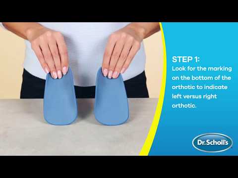 Dr. Scholl's | How To Use Pain Relief Orthotics for Arch Pain
