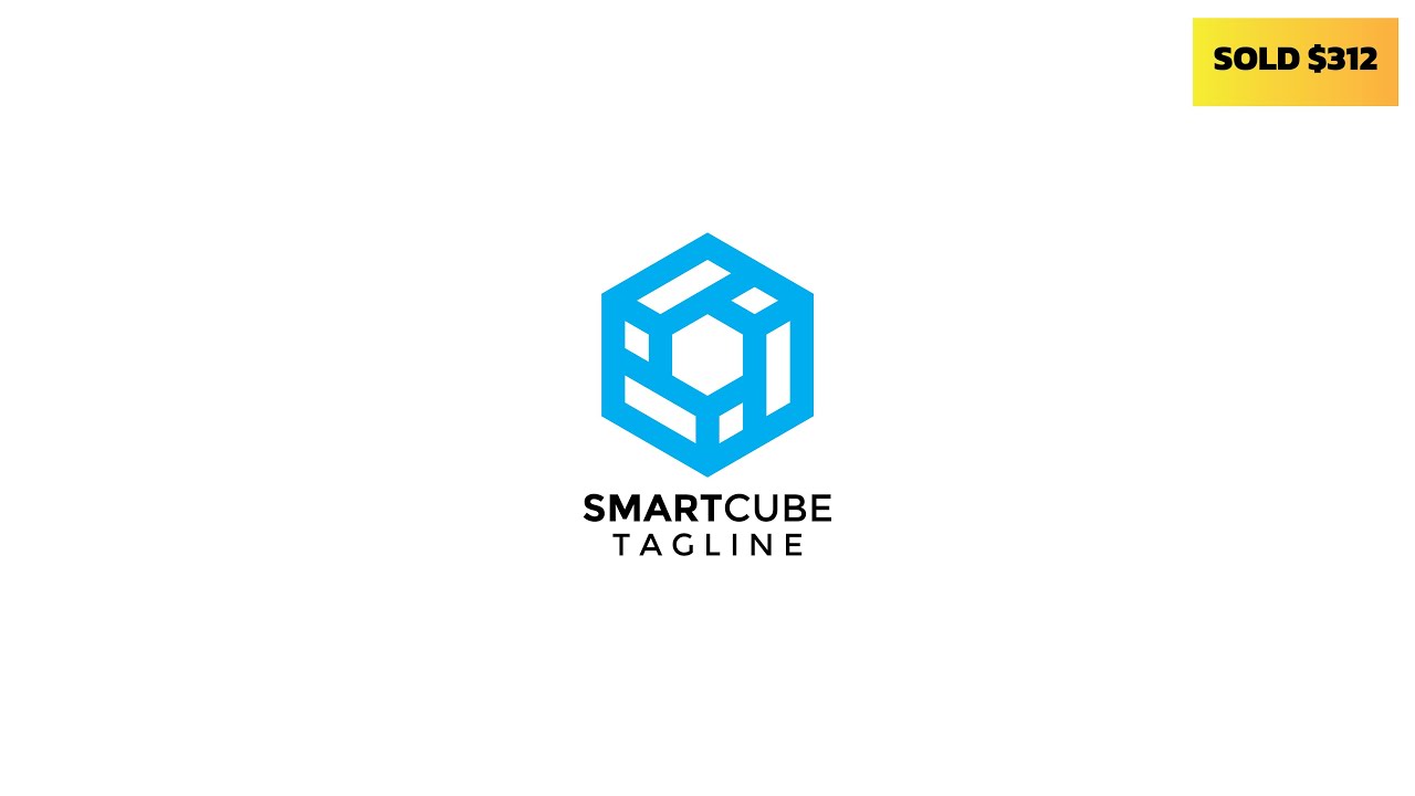 Adobe Illustrator - Tutorial Mendesain Logo : SMARTCUBE - YouTube