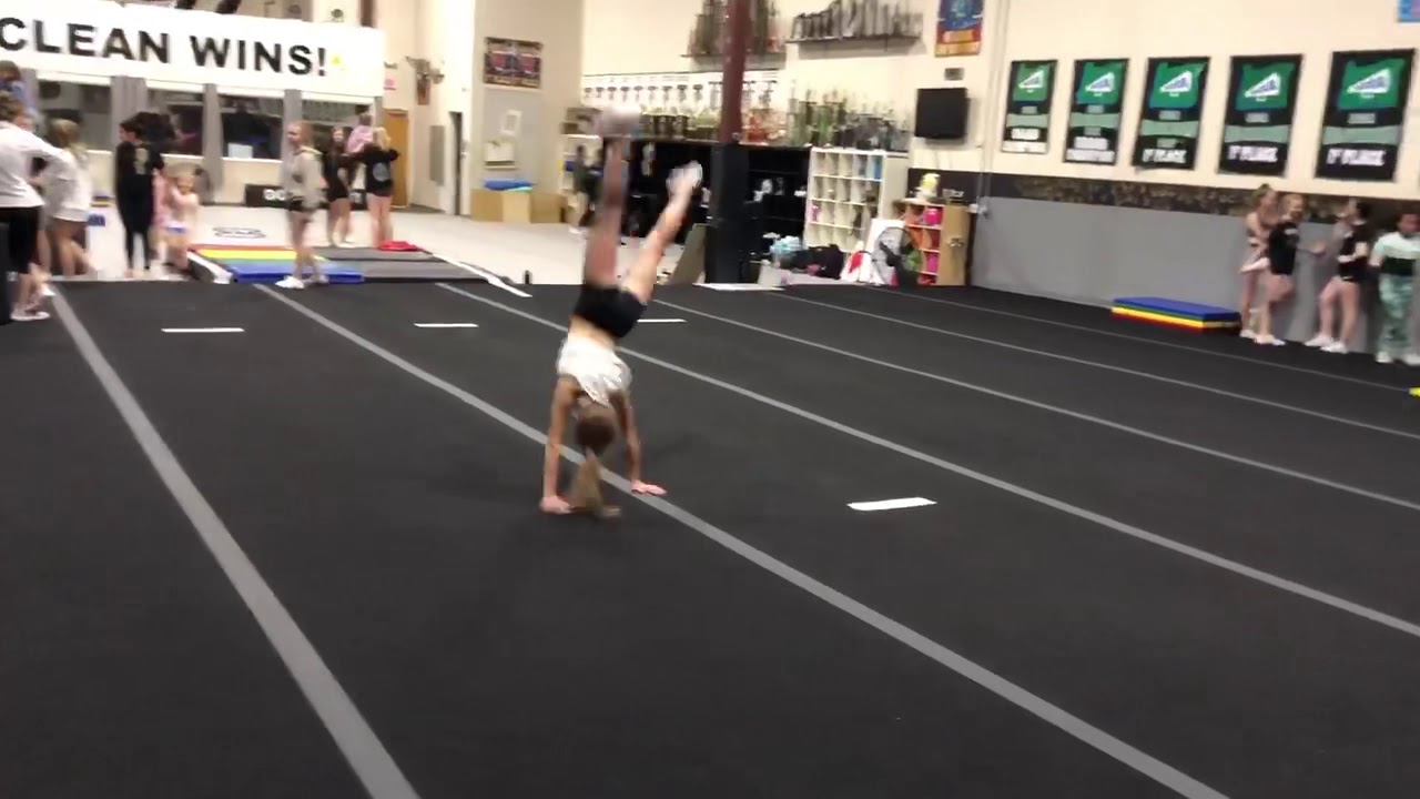Front walkover through to full - YouTube