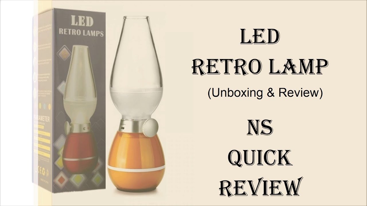 Led Retro Usb Lamp - Unboxing and Review (NS Quick Review) - YouTube