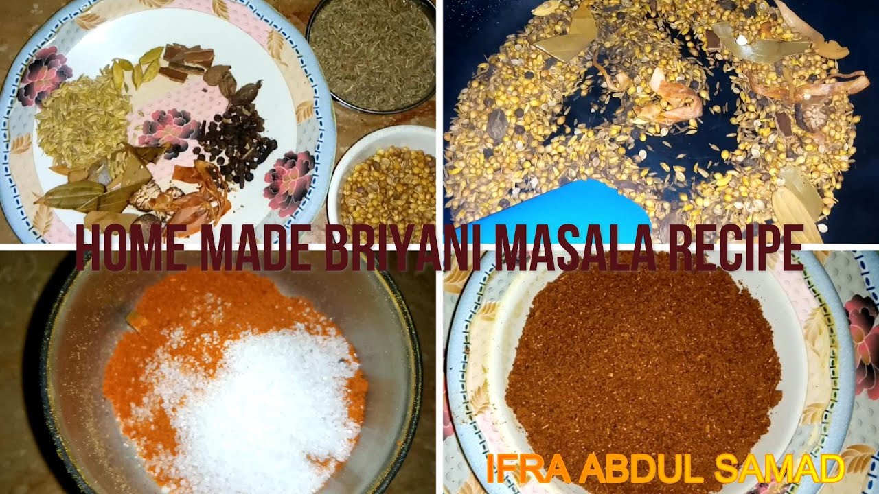 Home Made Biryani Masala YouTube