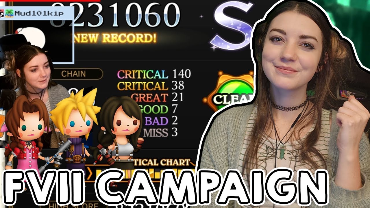 Final Fantasy VII Campaign Full Playthrough // THEATRHYTHM FINAL BAR ...