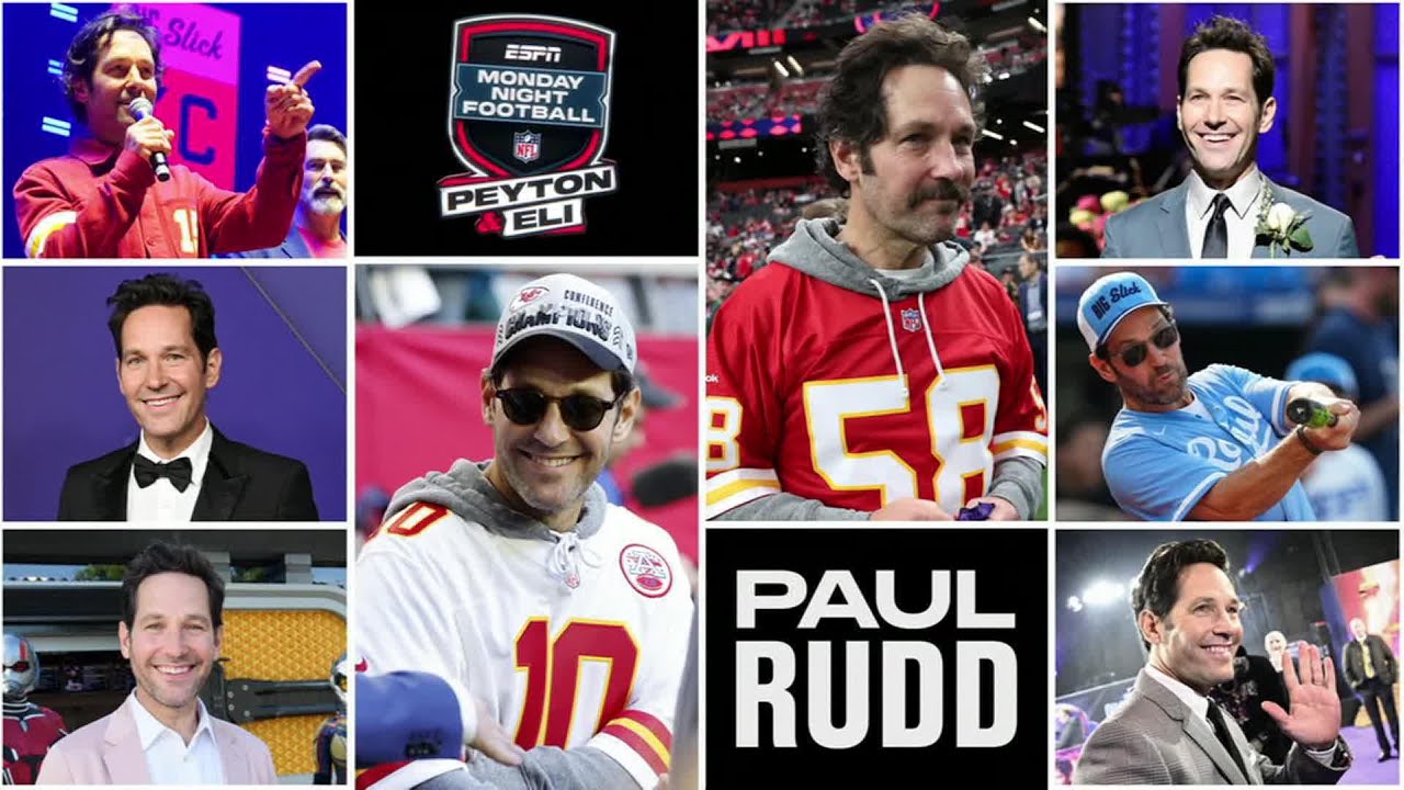 Lifelong Chiefs fan Paul Rudd joins the show | 'MNF ManningCast' - YouTube