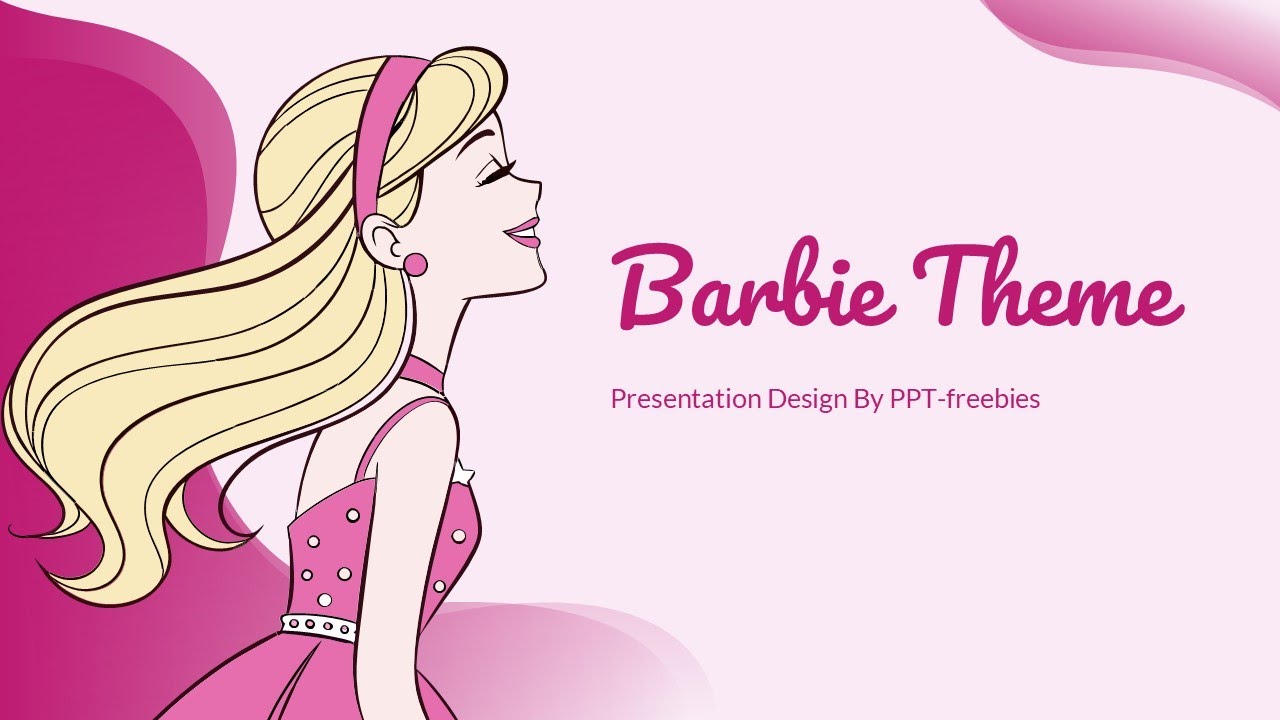 Barbie Presentation Template by pptfreebies - YouTube