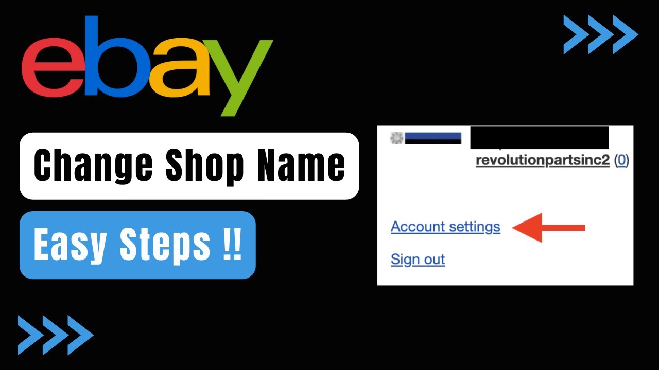 How to Change Shop Name on eBay ! - YouTube