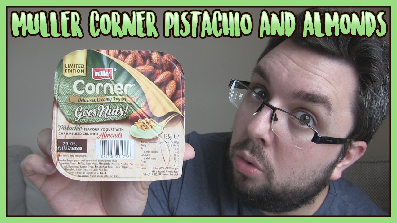 Muller Corner Pistachio & Crunchy Almonds Review - YouTube