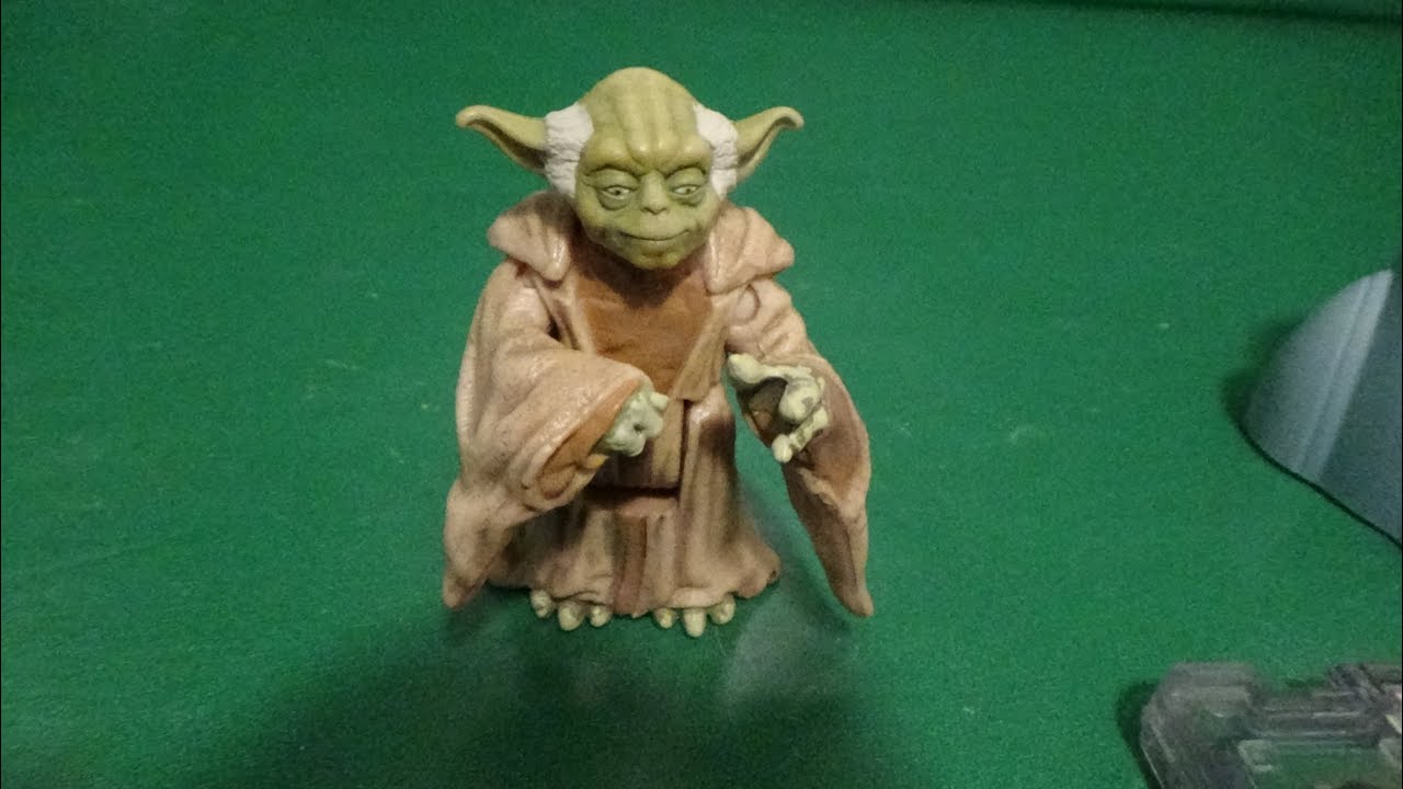 Yoda Star Wars Jedi Council 1998 Toy review - YouTube
