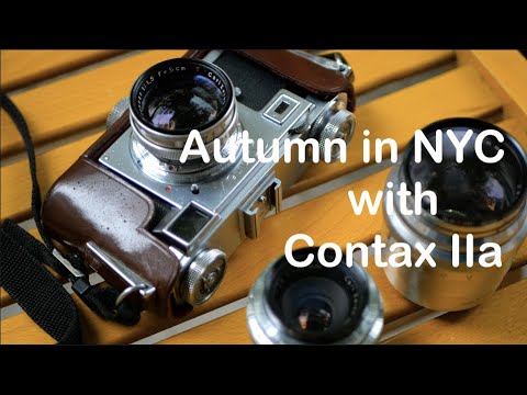 Autumn in New York with Contax IIa - YouTube