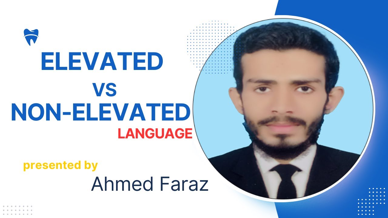 Elevated vs Non-Elevated languages (Kinds of language), |The Language ...