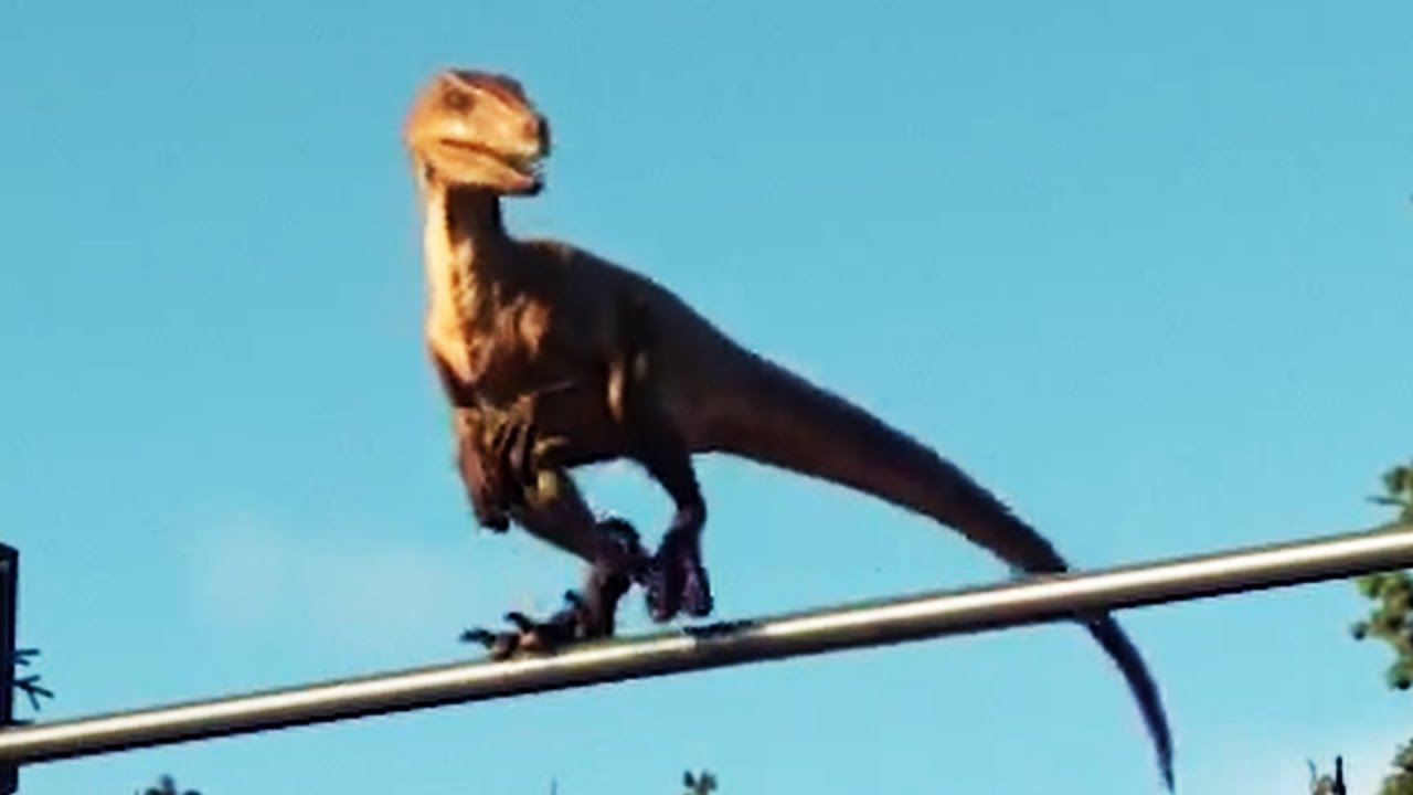 Raptor Escape!!! Jurassic World Evolution 2 - YouTube