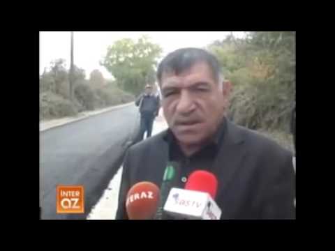 Gədəbəydə yeni asfalt örtüyü döşənib