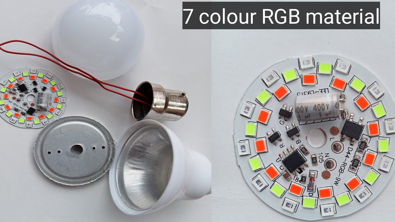 7 Colour RGB Raw material - YouTube