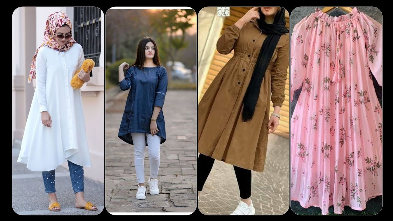 Trending kurti design with jeans / jeans kurti design/ stylish jeans ...