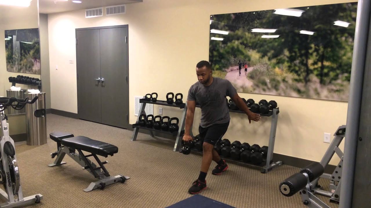 Staggered Stance Single Arm Kettlebell Low Row - YouTube