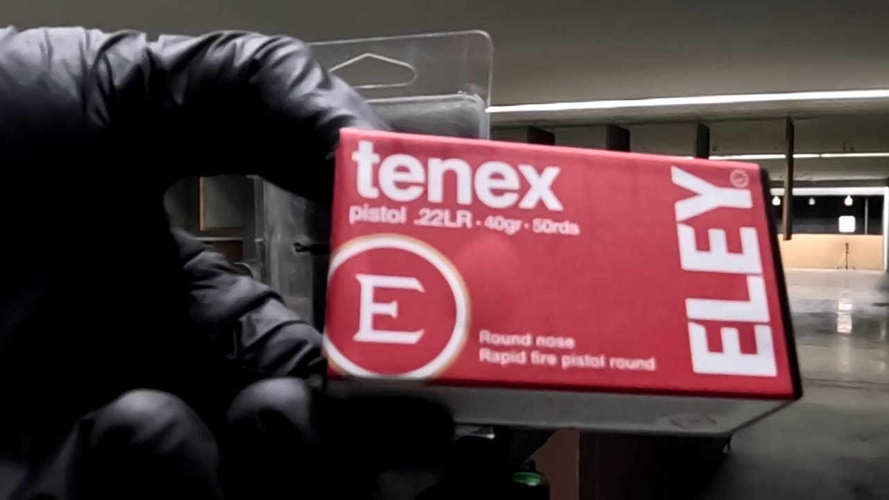 Eley Tenex 22 LR chronograph testing - YouTube