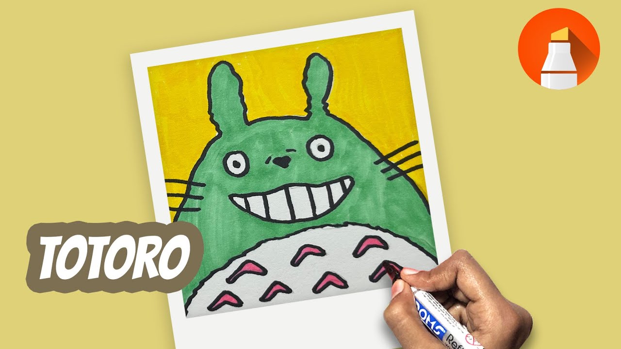 How to draw Totoro from My Neighbour Totoro | Studio Ghibli Movie ...