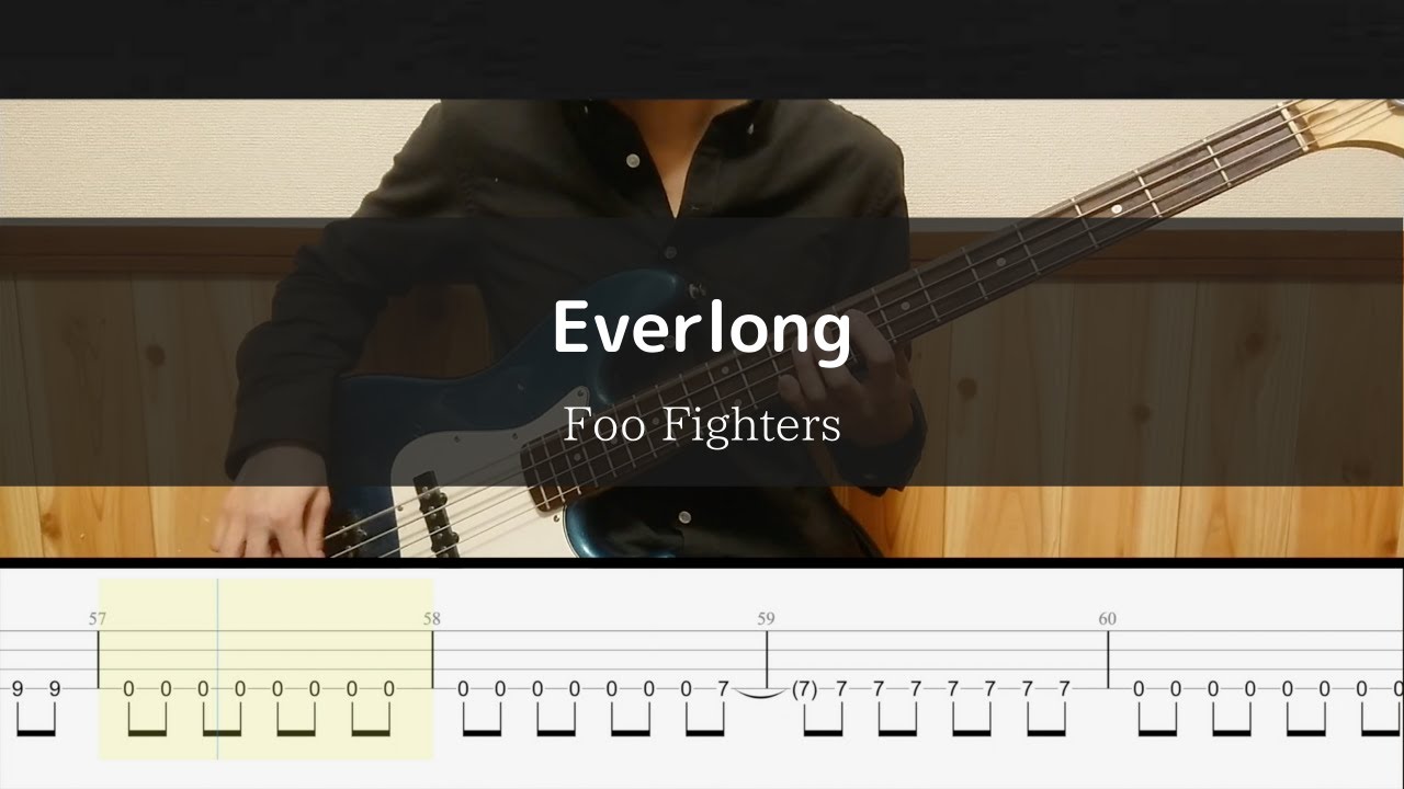 Foo Fighters - Everlong - Bass Cover - YouTube