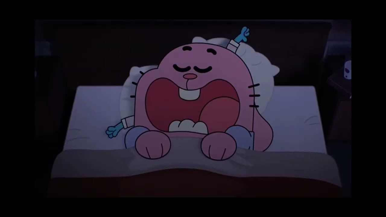 Amazing world of Gumball: Richard Sleeps on Nicole - YouTube