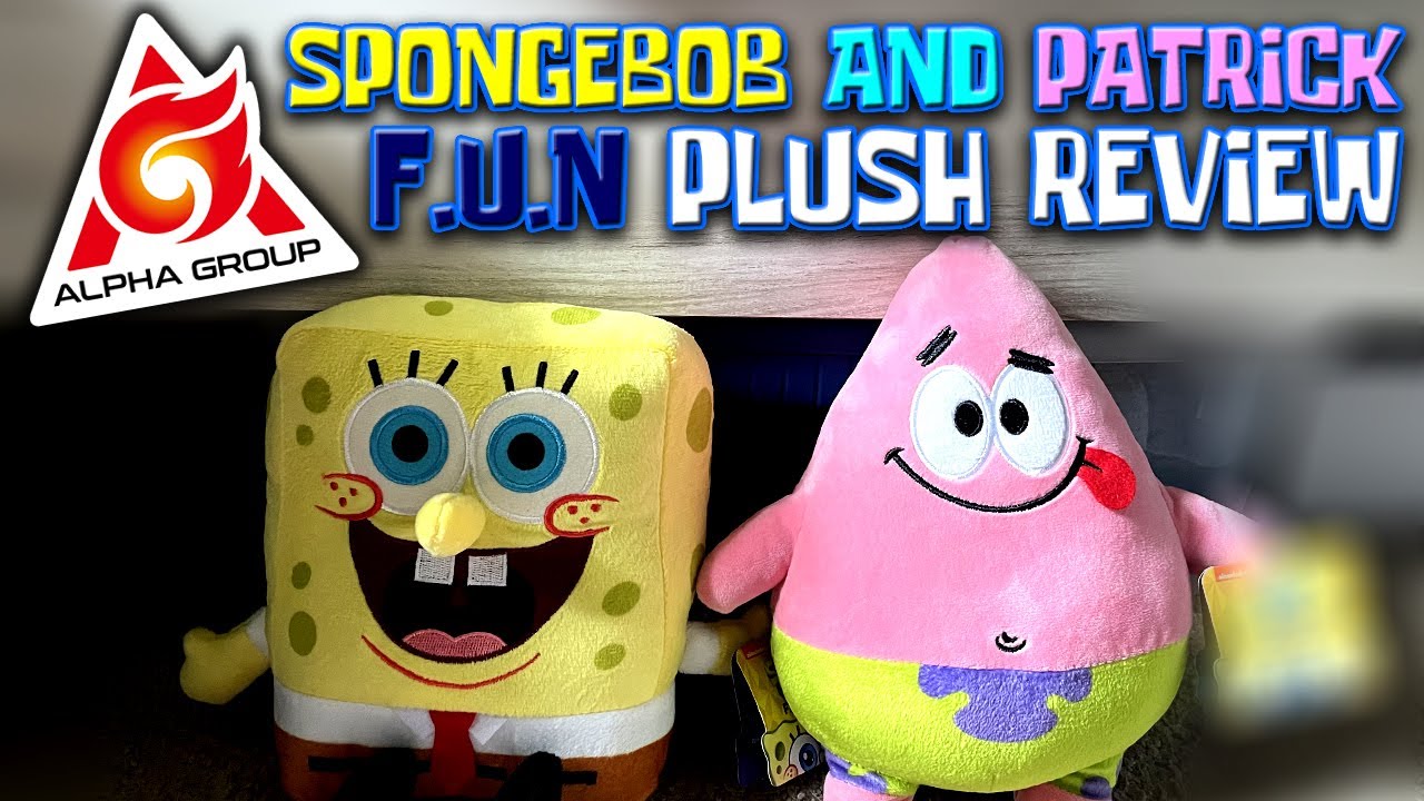 ALPHA GROUP Spongebob And Patrick F.U.N Plush Review - YouTube