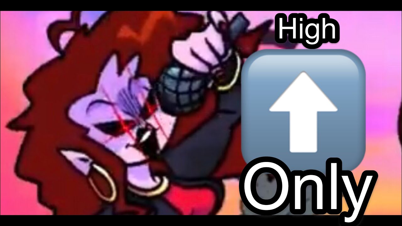 FNF High but its only up arrows - YouTube