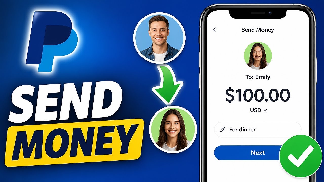 How To Send Friends And Family Money On PayPal - YouTube